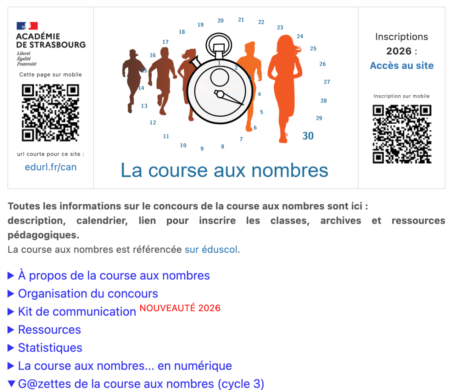 Des entraînements pour la Course aux nombres – Pierre Carrée